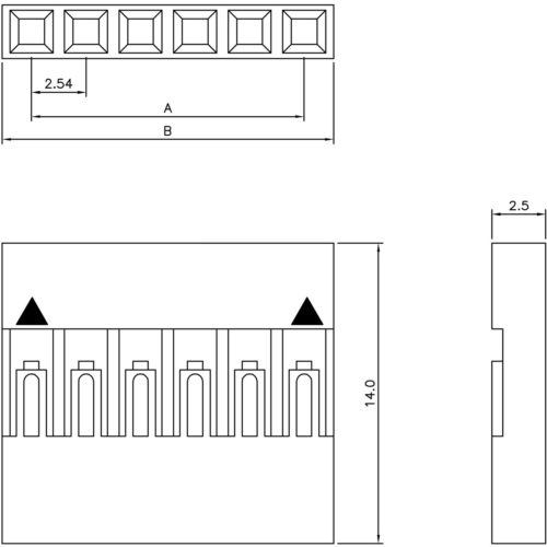 2 Pin DuPont-Style Connector Housing - Protostack