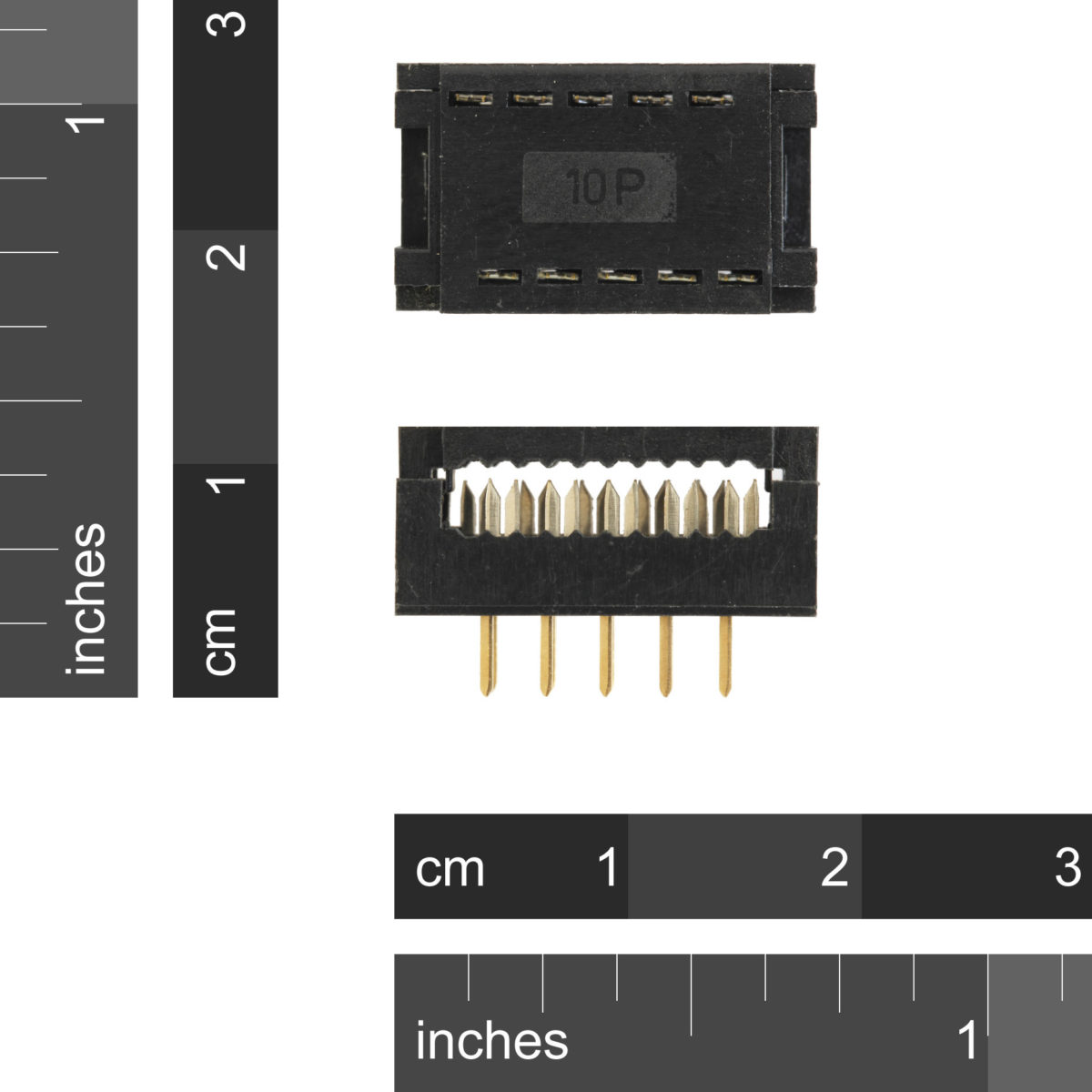 10 Pin IDC Ribbon Connector - Breadboard Friendly - Protostack