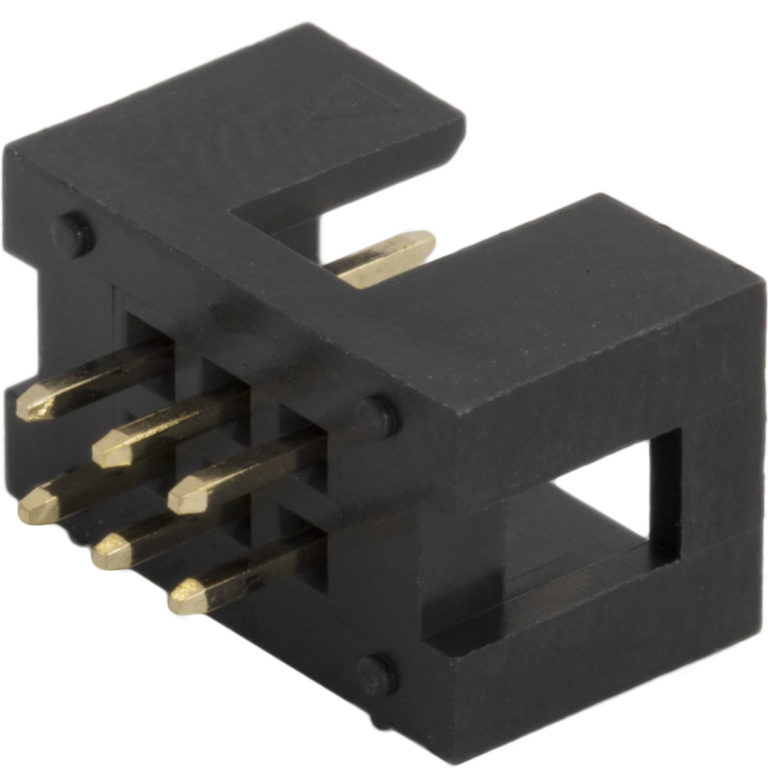 IDC Male connector (shrouded header), 6 pin - Protostack