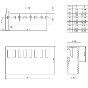 Polarized Header 4 Pin Female - Protostack